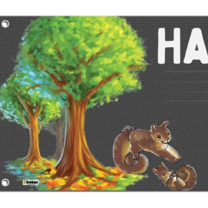 Woodland Theme Happy Birthday Banner for Parties and Celebrations