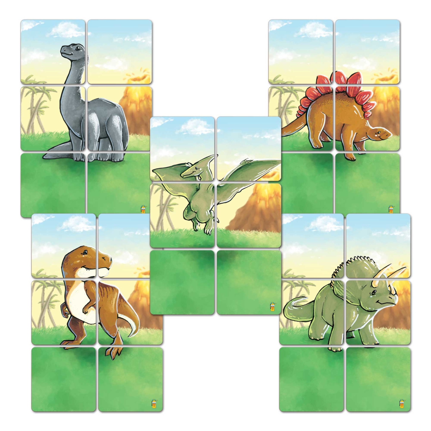 Simple Stuff Dinosaur Wooden Puzzles for Family Fun and Learning