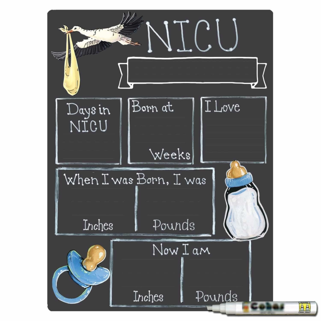 Farm Theme NICU Milestone Boards for Newborn and Neonatal Stays